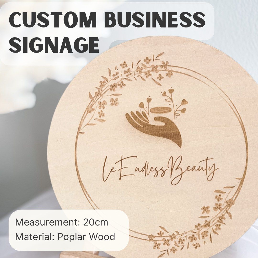 Custom Business Signage, Hobbies & Toys, Stationery & Craft, Handmade ...
