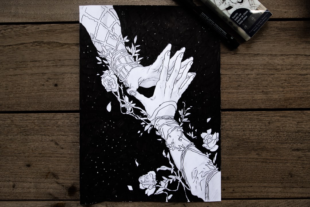 Drawing art A4 of animation, portrait, doodles, superhero etc, Hobbies ...