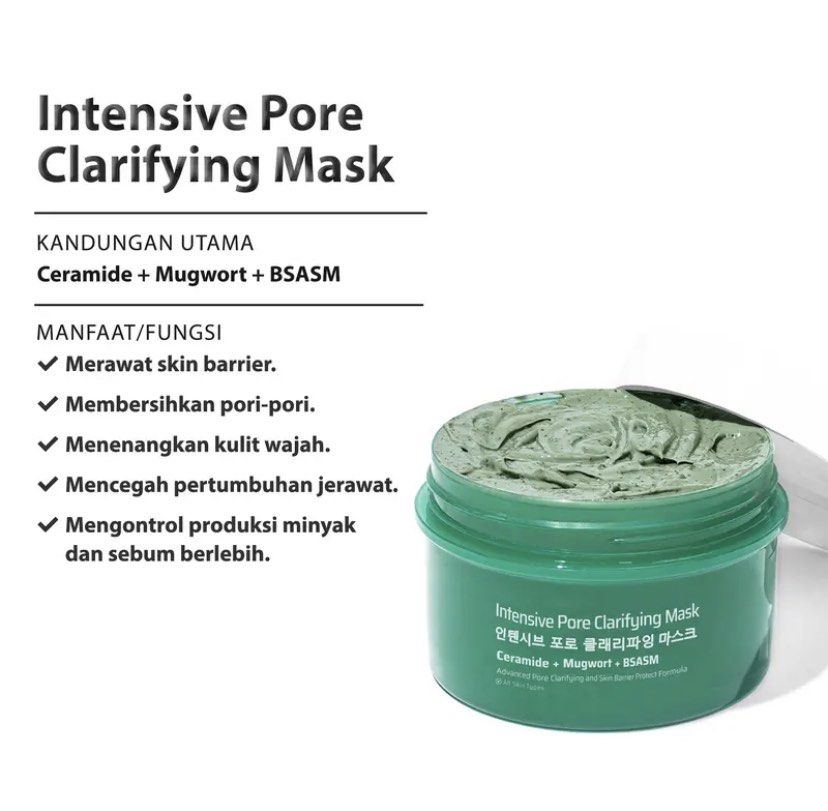 Elformula Intensive Pore Clarifying Mask with Ceramide + Mugwort ...