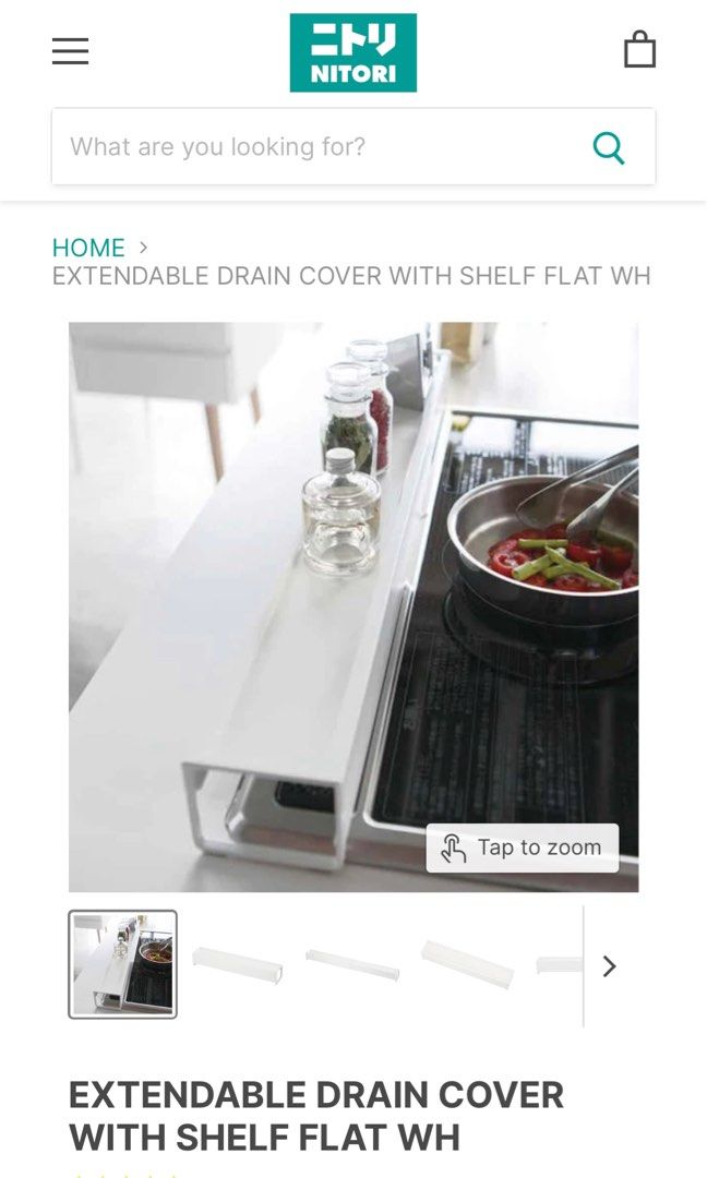 Extendable Drain Cover with Shelf Flat, Furniture & Home Living ...