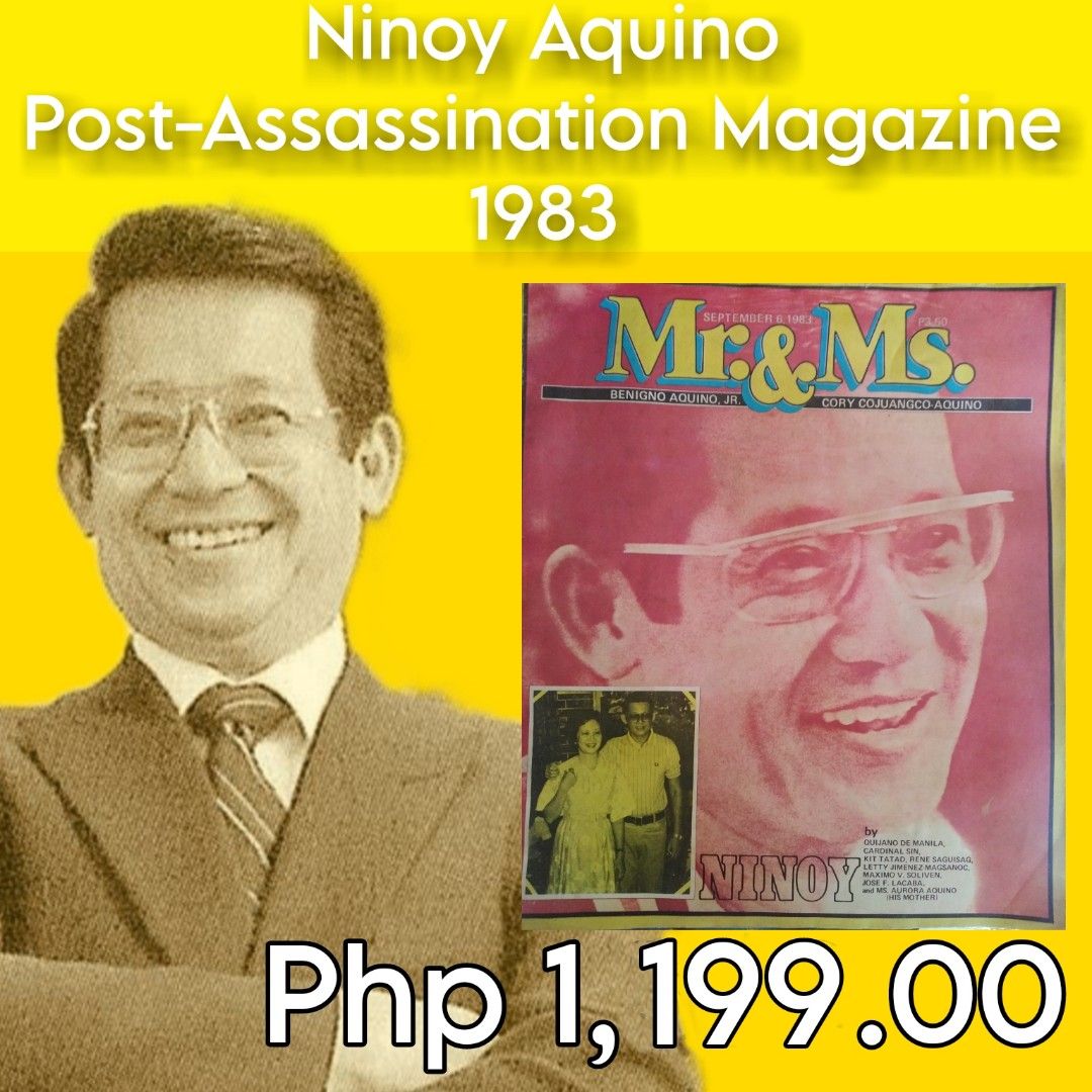 (EXTREMELY RARE) Ninoy Aquino Post-Assassination Magazine 1983, Hobbies ...