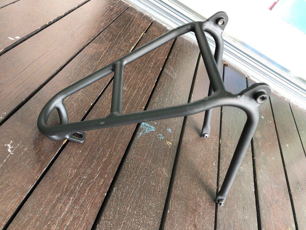 ez rack for brompton Tri fold, Sports Equipment, Bicycles & Parts ...