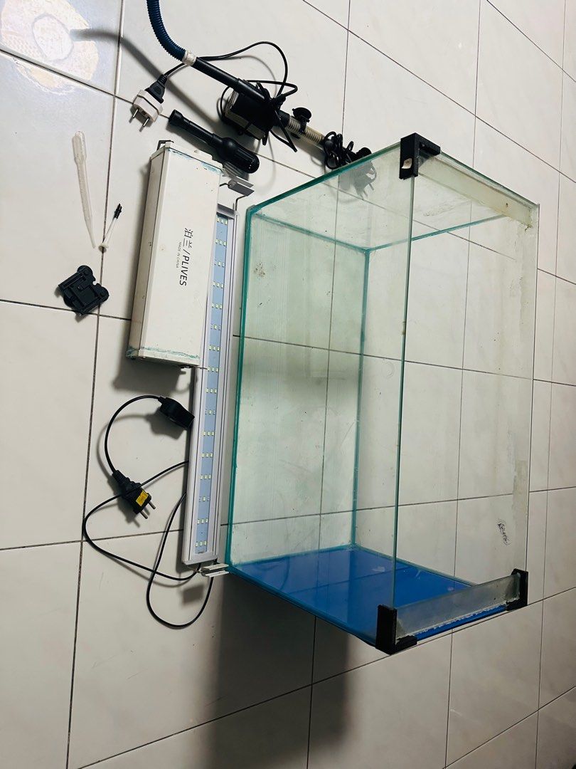 Fish tank 60cm x 30cm x 36cm with Free Accessories, Pet Supplies, Homes & Other Pet Accessories ...