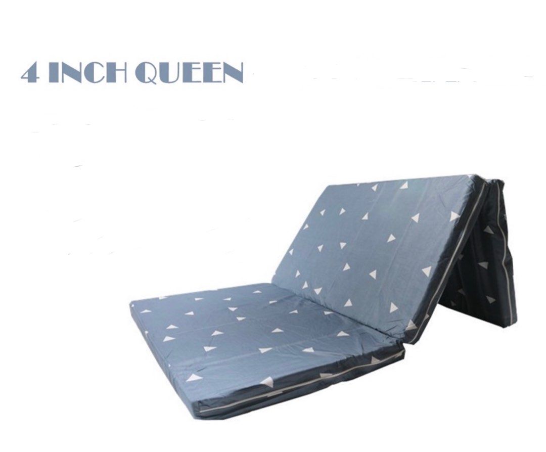 Foldable queen size bed, Furniture & Home Living, Furniture, Bed Frames ...