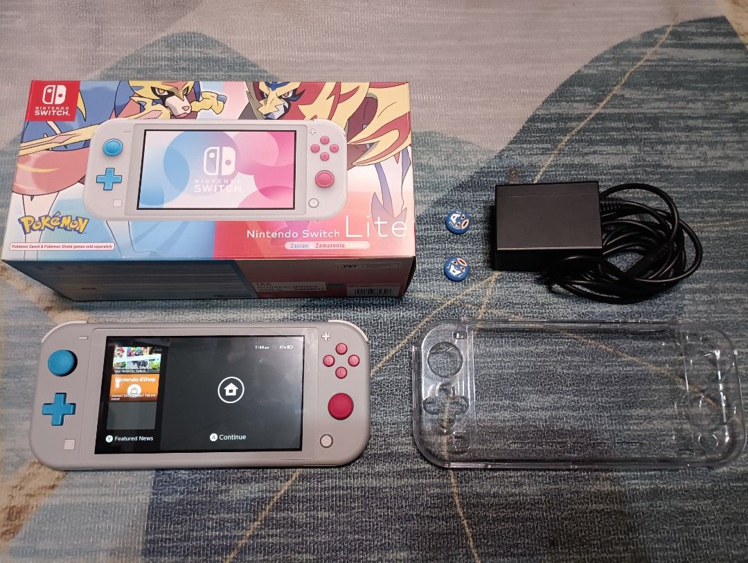 For Sale 2nd Hand Nintendo Switch Lite Zacian and Zamazenta Edition ...
