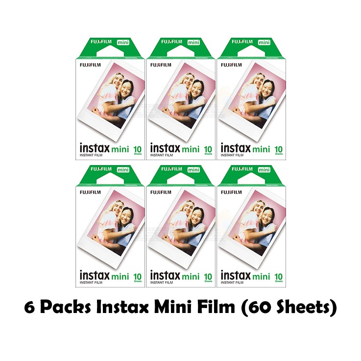 Fujifilm Instax Mini Film (Plain) [6 Packs], Photography, Photography ...