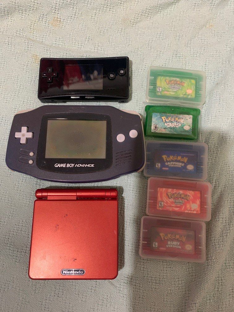Gameboy advance , gameboy sp , gameboy micro, Video Gaming, Video Game ...