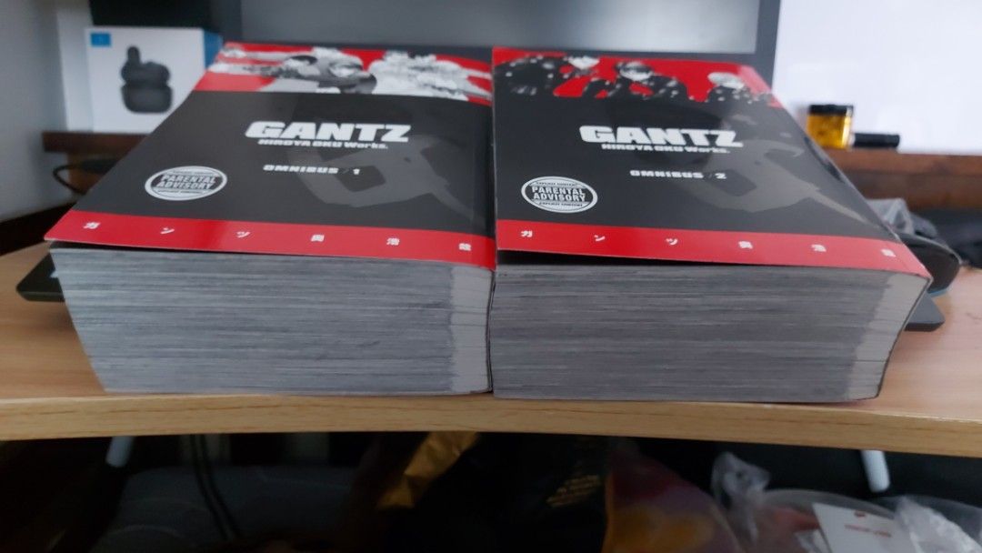 Gantz Omnibus Manga Vol 1&2 (RUSH & NEGOTIABLE), Hobbies & Toys, Books ...