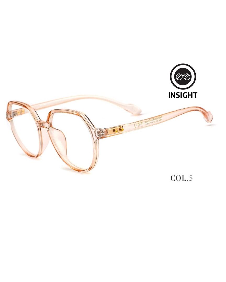 Geometric Transparent TR Material Plastic Frame - Korea Inspired ...