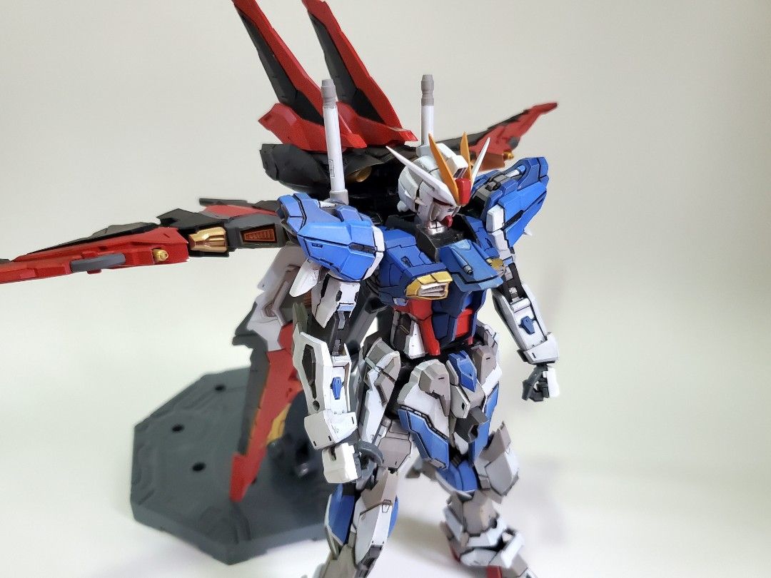 GK上色成品_MG GK 脈衝高達_Impluse gundam_gunpla_模型代工, 興趣及遊戲, 玩具 & 遊戲類 - Carousell
