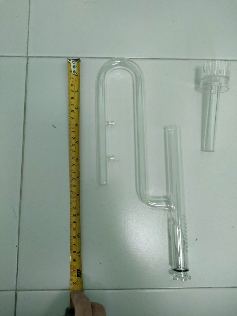 Glass inlet pipe with skimmer, Pet Supplies, Homes & Other Pet ...