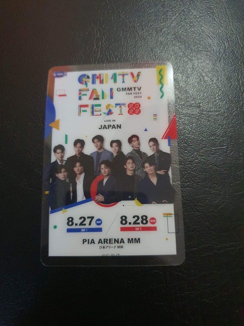 GMMTV Fanfest 2022 Group Photocard, Hobbies & Toys, Memorabilia & Collectibles, Fan Merchandise ...