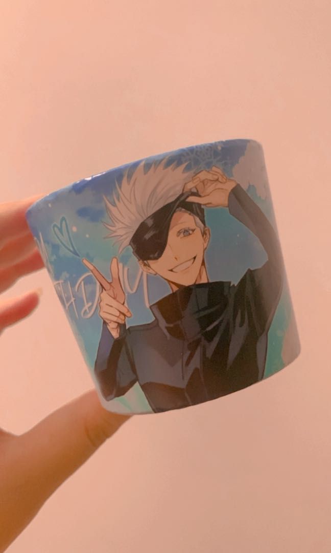 gojo satoru korean cup sleeve event, Hobbies & Toys, Memorabilia ...