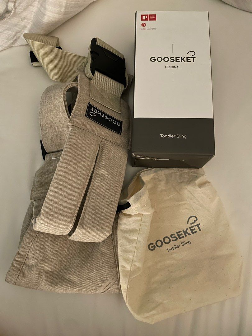 GOOSEKET Toddler Sling Original - Beige, Babies & Kids, Going Out ...