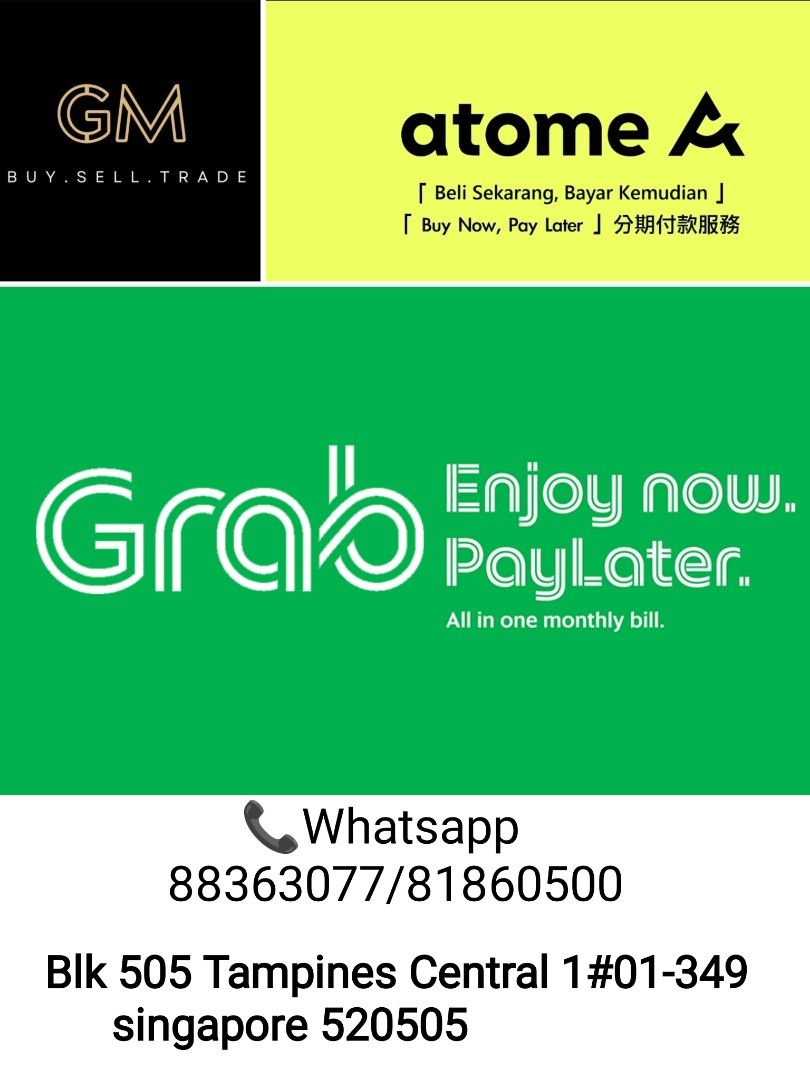 Grab paylater/Atome installments plan, Bulletin Board, Looking For on ...