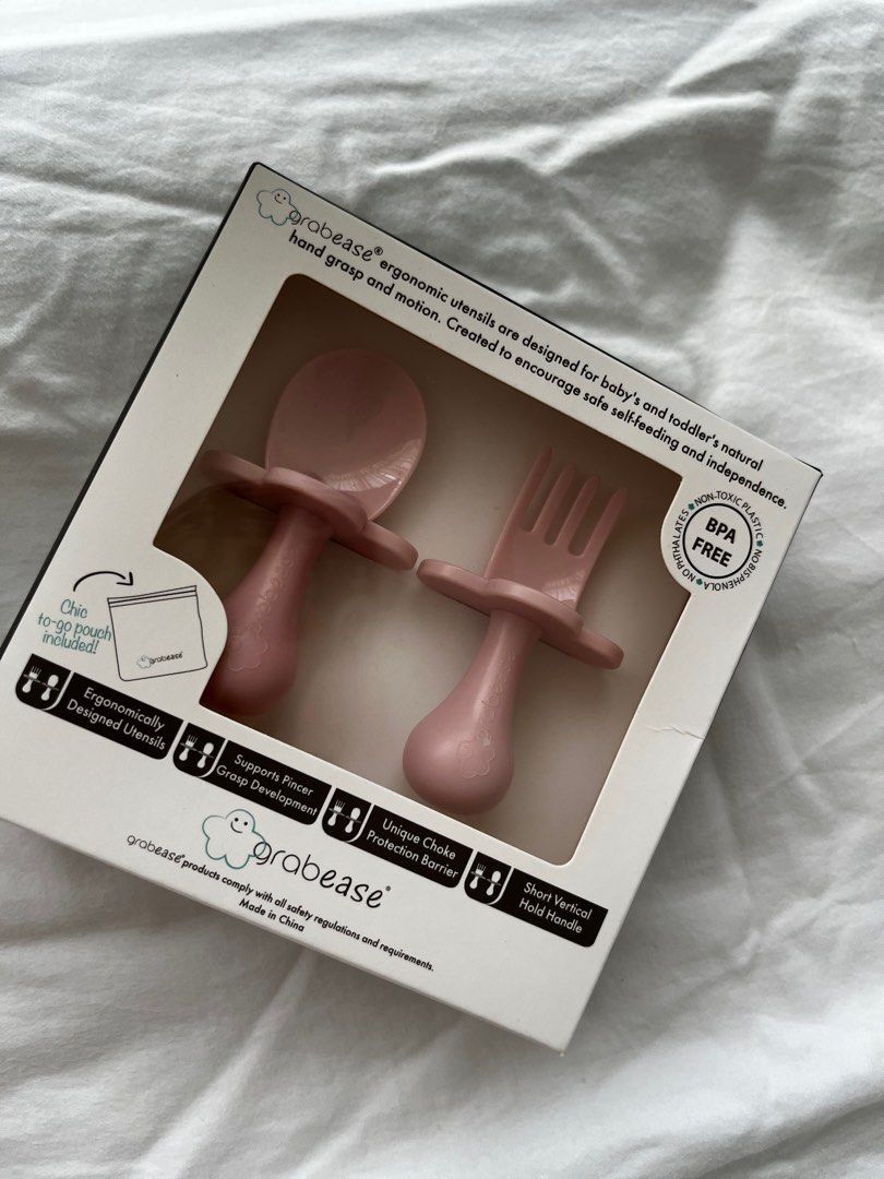 Grabease Ergonomic Utensil, Babies & Kids, Nursing & Feeding, Weaning ...