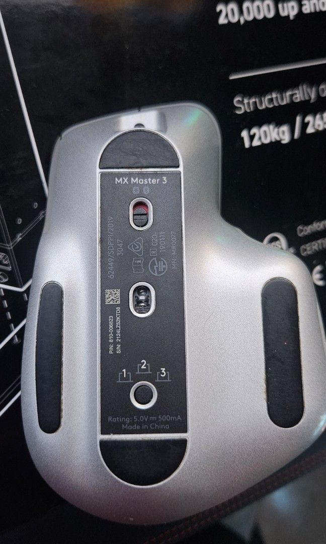 Grey Logitech MX Master 3, Computers & Tech, Parts & Accessories, Mouse ...