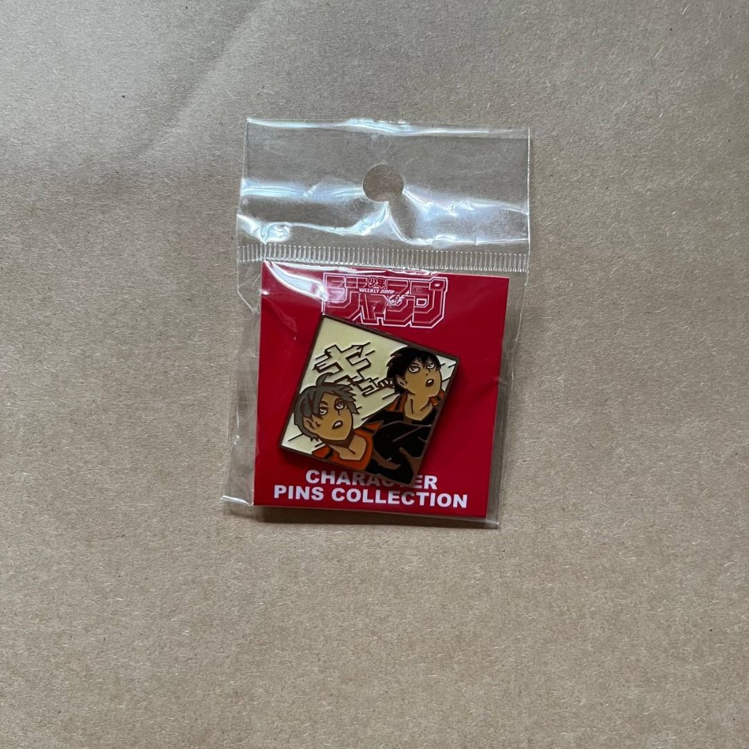 [Haikyuu!!] Sugawara and Kageyama Enamel Pin, Hobbies & Toys ...