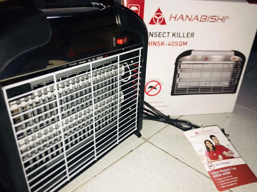 Hanabishi Insect Killer / Bug Zapper UV Light Mosquito Lamp HINSK40SQM ...