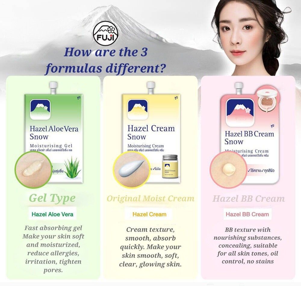 Hazel Cream Snow, Beauty & Personal Care, Face, Face Care on Carousell