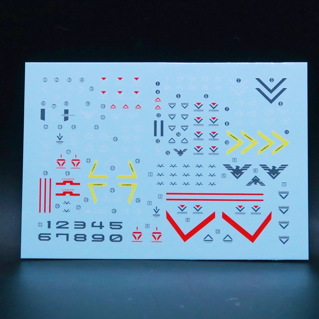 HG gundam Pharact Zowort Tickbalang neon gundam decal 鐵騎高達 海因德利 提克巴蘭 螢光 ...