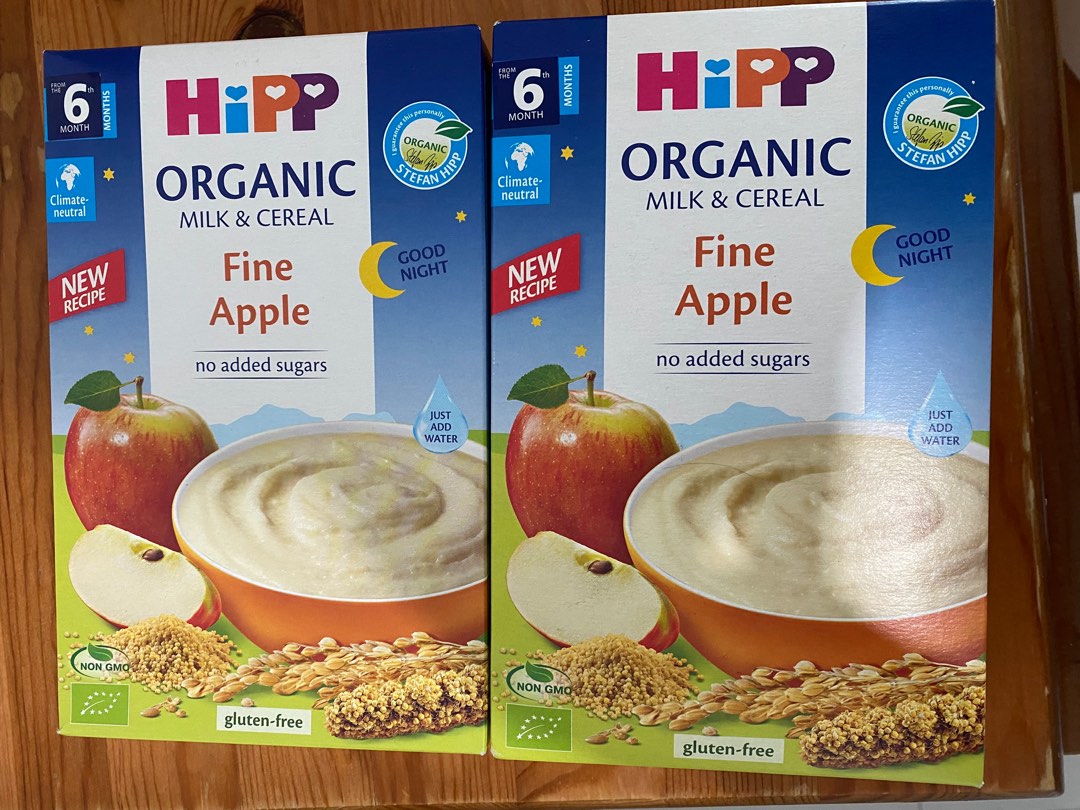 HIPP Organic Good Night Milk Pap Fine Apple, Babies & Kids, Nursing ...