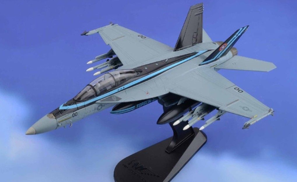 F/A-18F Super Hornet Diecast Model USN NAWDC, NAS Fallon, NV, Top Gun ...