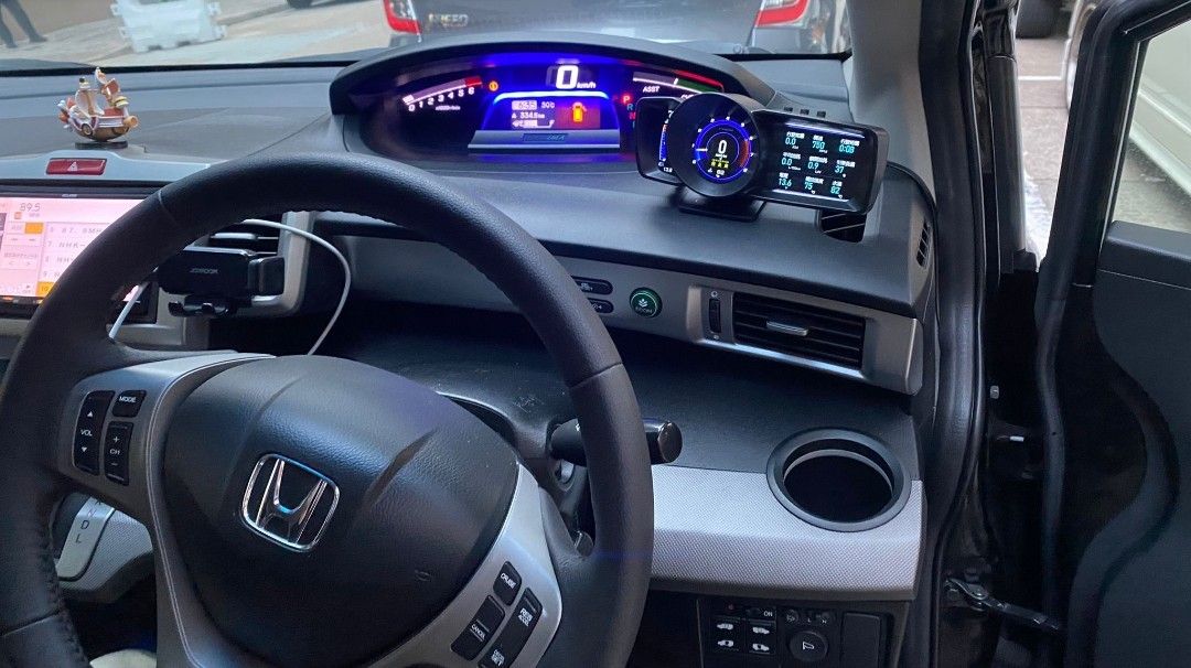 Honda Freed安裝 自安平顯ActiSafety最新 A600 HUD OBD+GPS 抬頭顯示器 多功能儀表 行車電腦（繁體版 ...