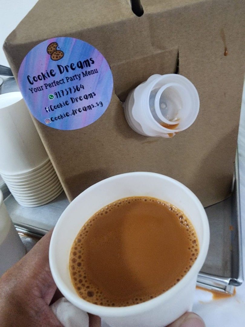 Hot Teh Tarik/Kopi 3.5L & 5.5L Box, Food & Drinks, Beverages on Carousell