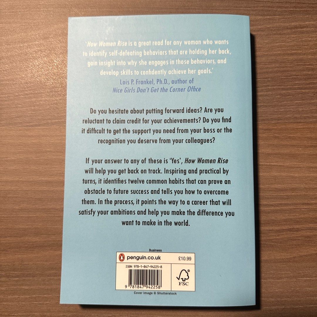 How Women Rise By Sally Helgesen, Marshall Goldsmith, Hobbies & Toys ...