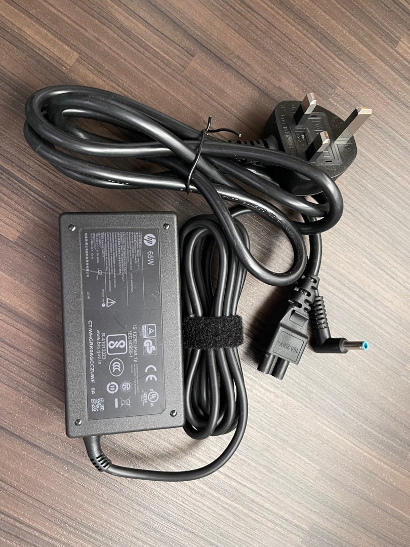 HP 19.5V 3.33AH adaptor UK plug 1.5M power cable, Computers & Tech ...