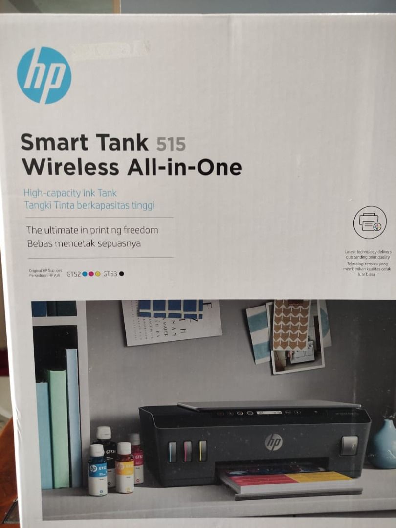 HP Smart Tank 515 Wireless All-In-One Printer, Computers & Tech ...