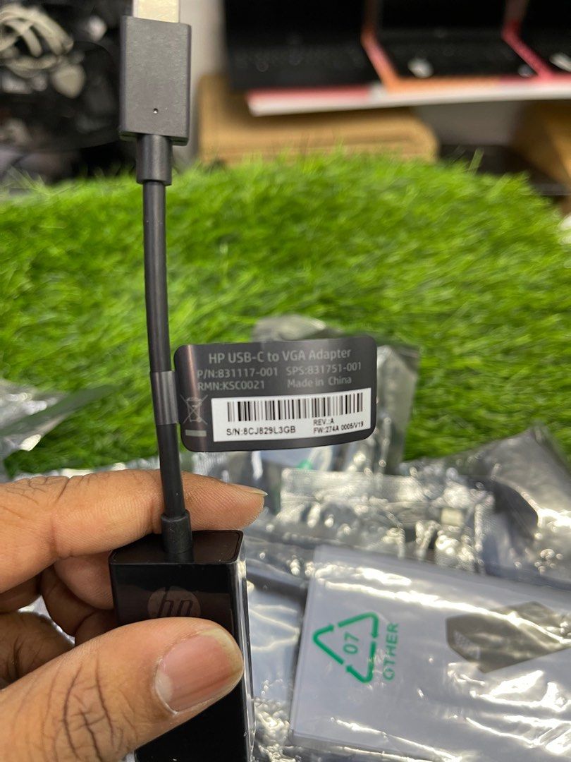 Hp Usb C To Vga Adapter Computers Tech Parts Accessories Cables Adaptors On Carousell