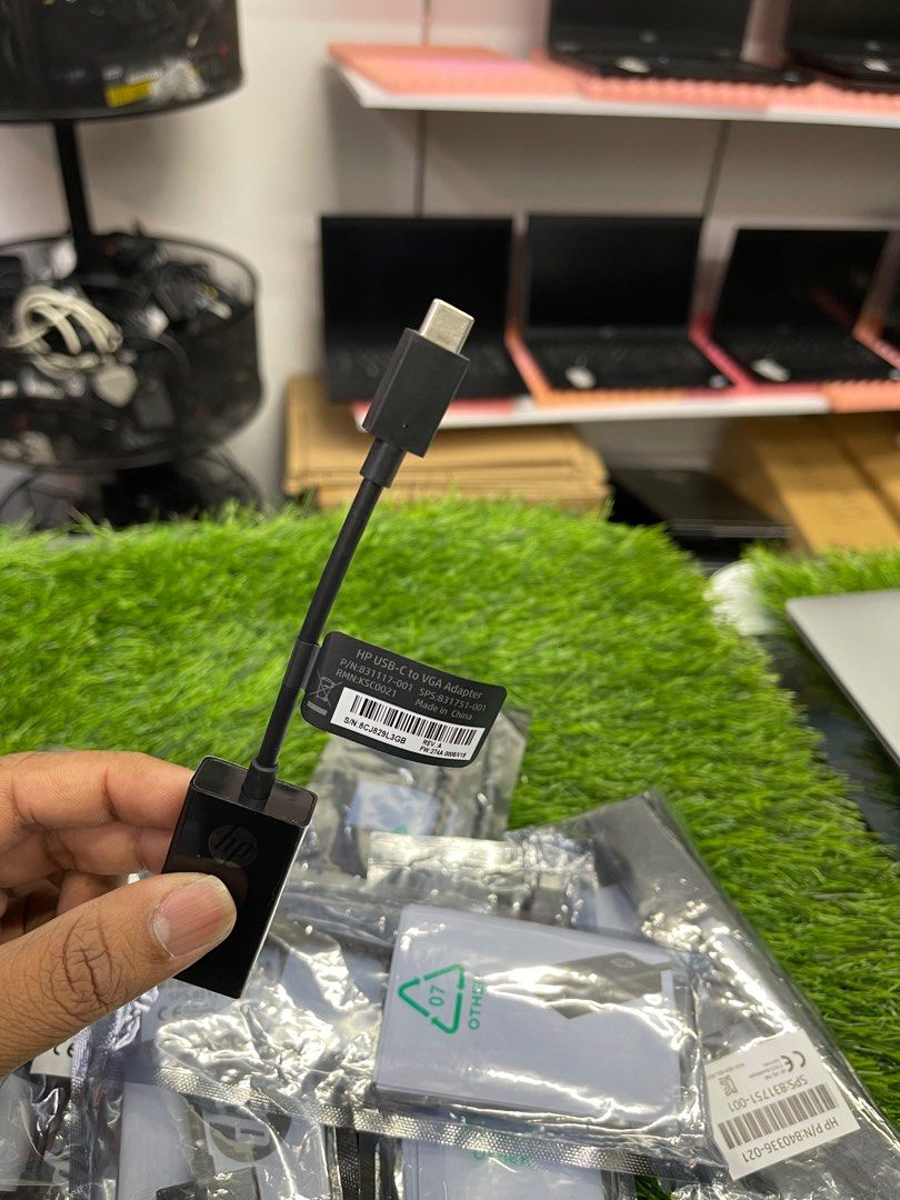 Hp Usb C To Vga Adapter Computers Tech Parts Accessories Cables Adaptors On Carousell