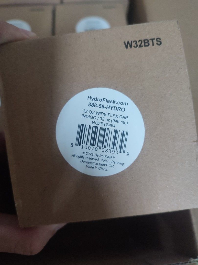 Hydroflash 32oz Indigo Blue Water Bottle (Free Mail), Furniture & Home ...