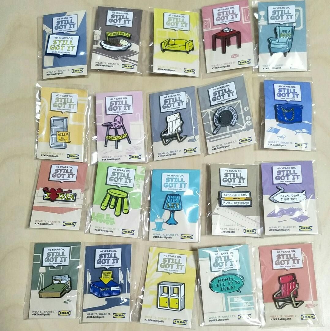 IKEA Anniversary Pin Badge, Hobbies & Toys, Memorabilia & Collectibles ...