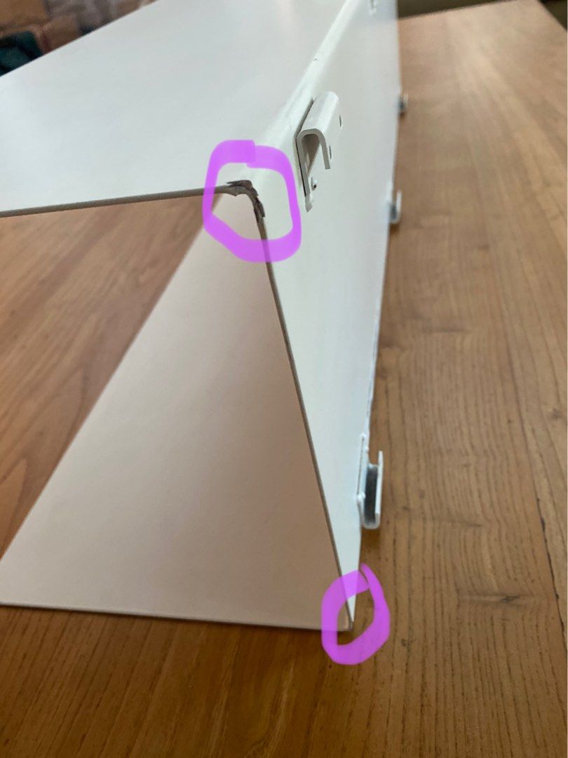 Ikea Botkyrka steel minimalist wall shelf, Furniture & Home Living ...