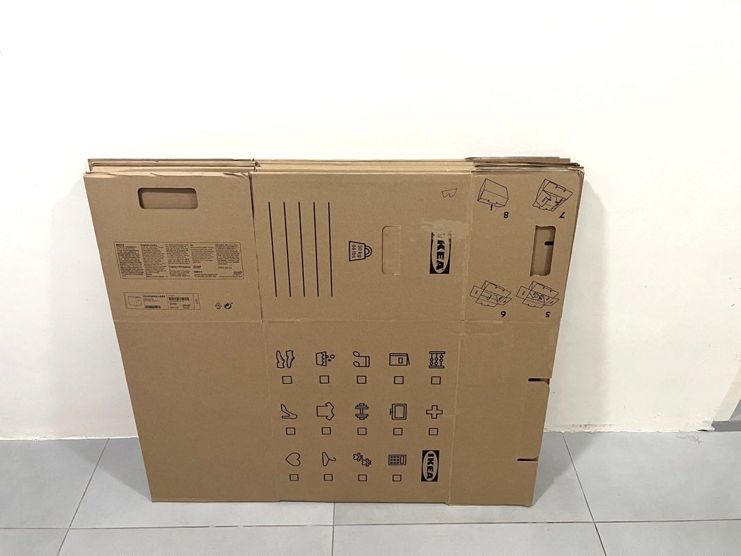 IKEA carton boxes BIG ( 4 left), Furniture & Home Living, Home ...