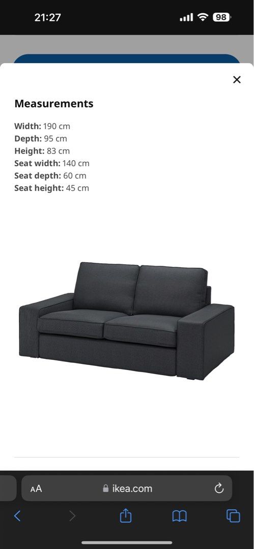 Kivik Sofa Dimensions | Cabinets Matttroy