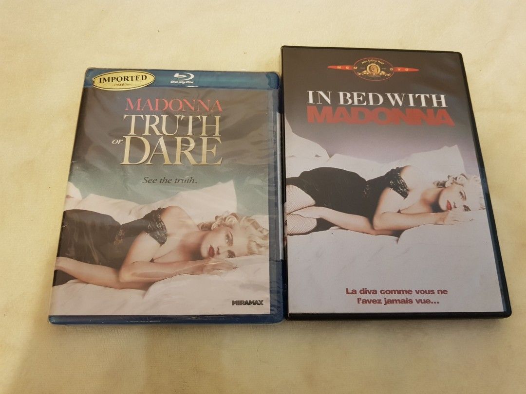 In Bed With Madonna 1991 Film Fans Collectible 1st Press Blu-Ray & DVD, Hobbies & Toys, Music ...