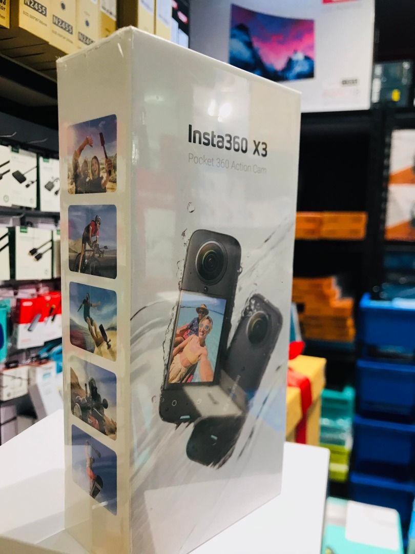 Insta360 ONE X3 Pocket 360 Action Camera, Photography, Video Cameras on ...