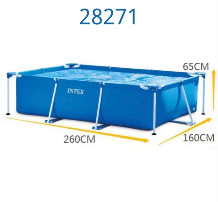 INTEX RECTANGULAR SWIMMING POOL with FREE COVER on Carousell