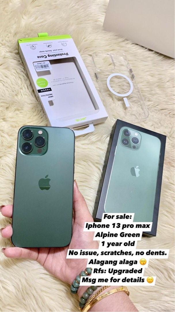 Iphone 13 Pro Max Alpine Green 128gb on Carousell