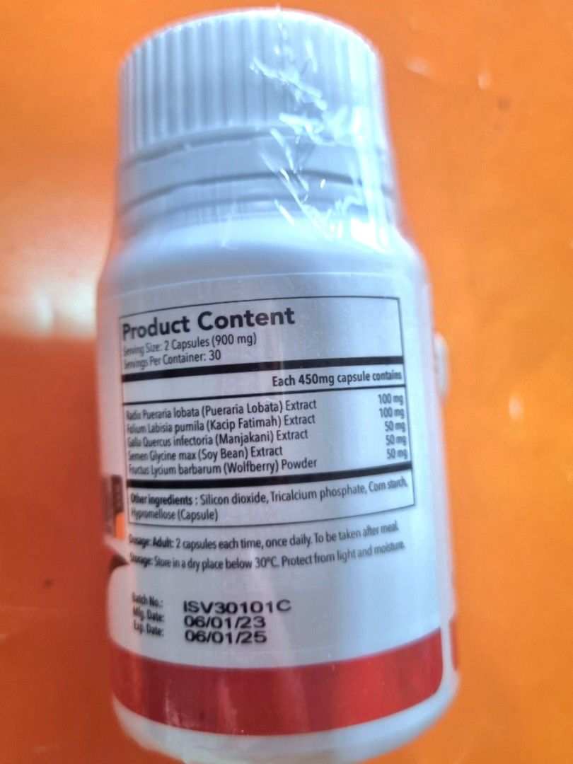 Isovon capsules, traditional medicine, Health & Nutrition, Health Supplements, Vitamins ...