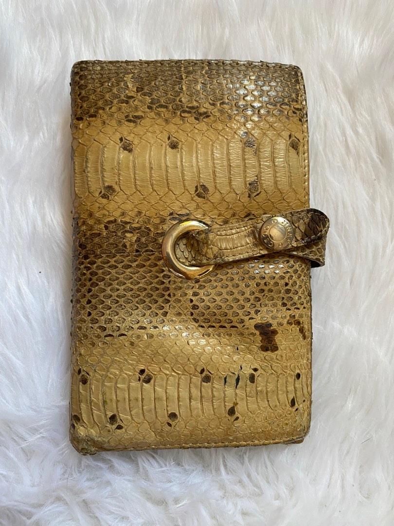 Jimmy Choo snake skin wallet on Carousell