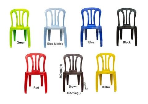 Kerusi Plastik 3V Plastic Chair, Furniture & Home Living, Furniture ...