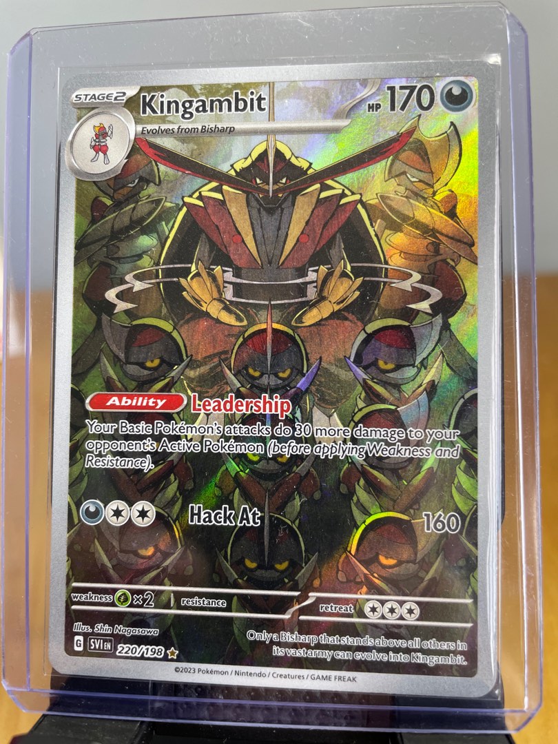 Kingambit Illustration Rare Scarlet violet, Hobbies & Toys, Toys ...