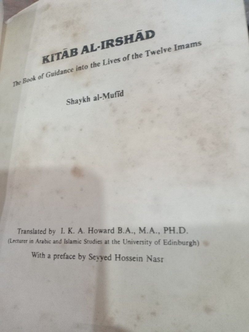 Kitab Al-Irshad oleh shaykh al-mufid, Hobbies & Toys, Books & Magazines ...