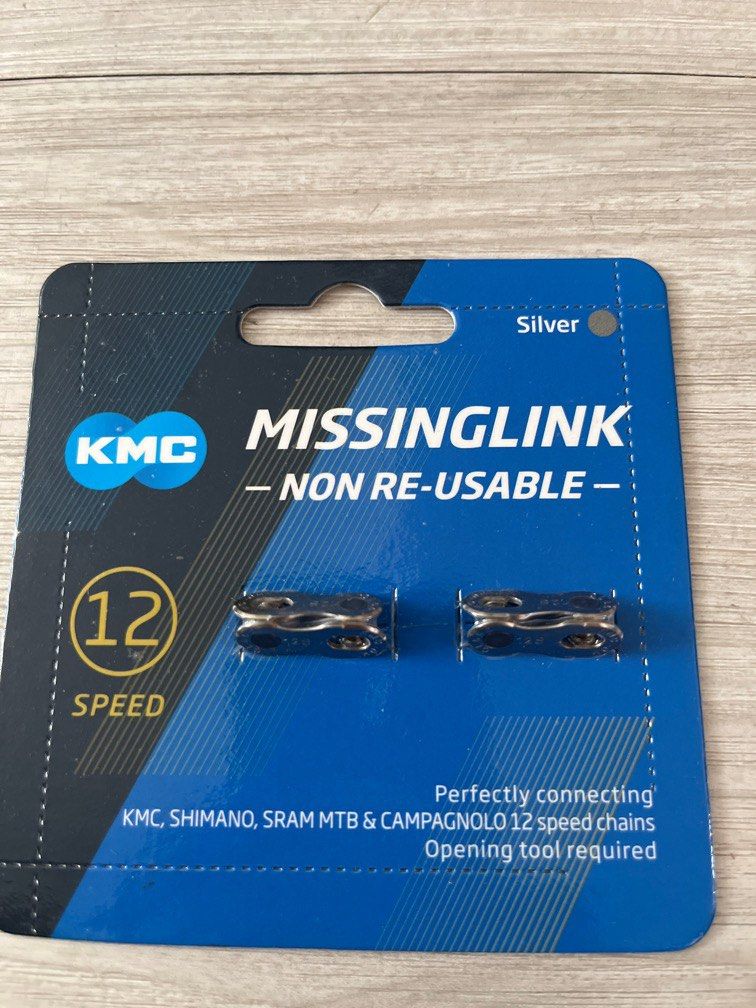 KMC 12 Speed Missing Link Chain Masterlink, Sports Equipment, Bicycles ...
