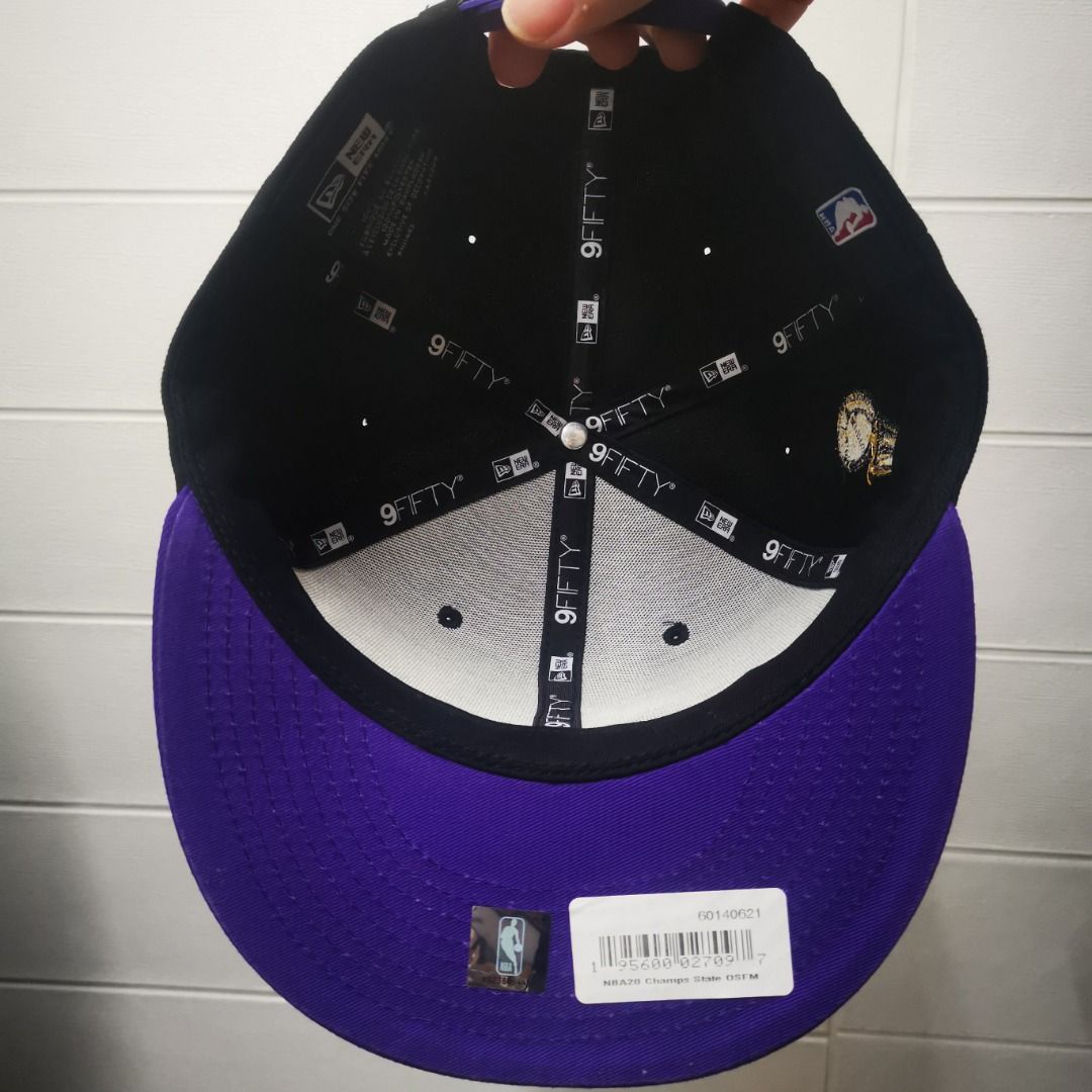LA Lakers 2020 NBA Finals Champs Snapback Cap by New Era - Black/Gold ...